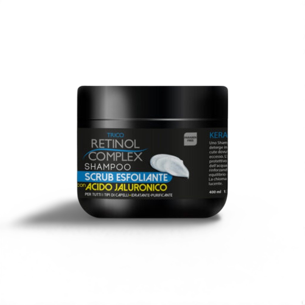 Retinol Complex Hair Keratin Therapy Exfoliating Shampoo